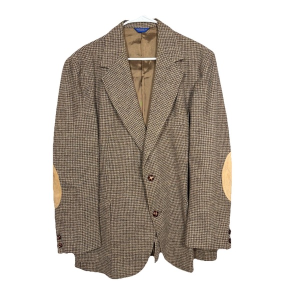 Pendleton | Suits & Blazers | Vtg Pendleton Mens Brown Wool Tweed ...